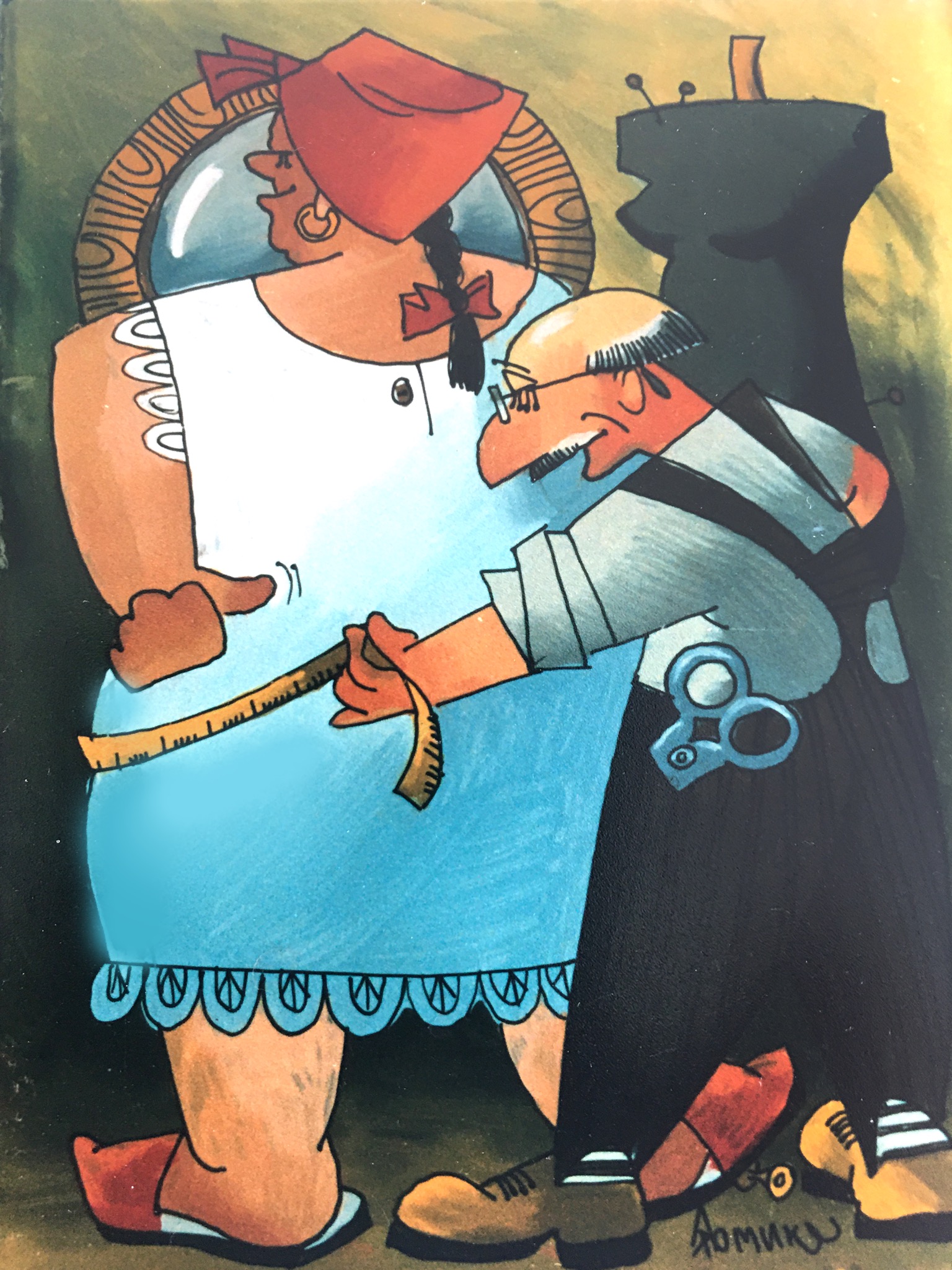 Tailor - Painting on Glass