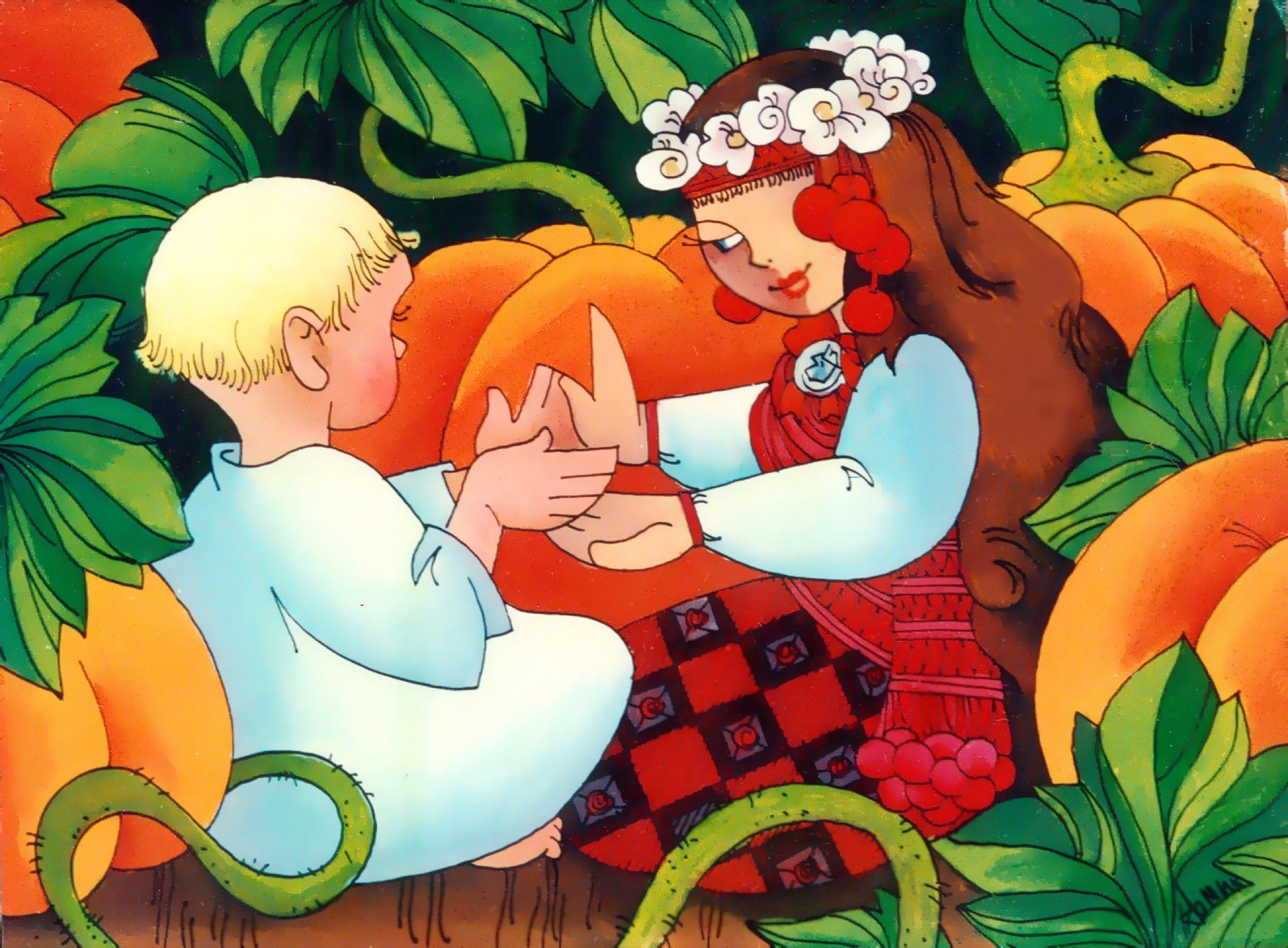 Hand Clapping - Painting on Glass